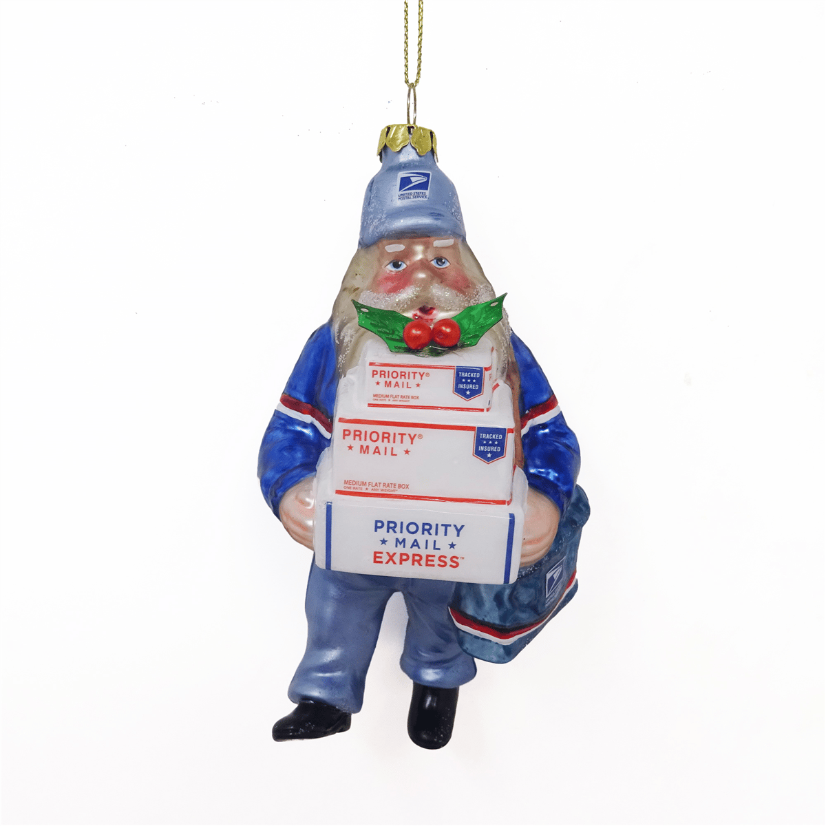 Click here for Northlight Santa USPS Priority Mail Carrier Christ... prices