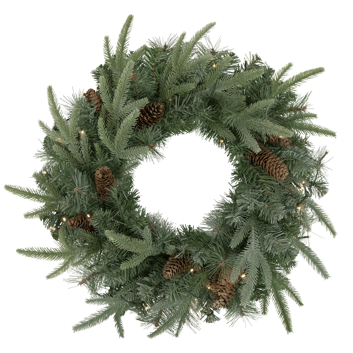 Click here for Northlight 24in. LED Mixed Pine & Pine Cone Christ... prices