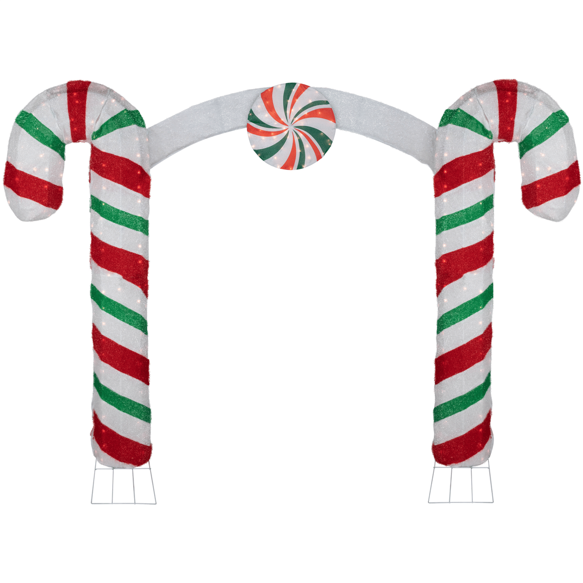 Click here for Northlight Lighted Candy Cane Archway Outdoor Chri... prices