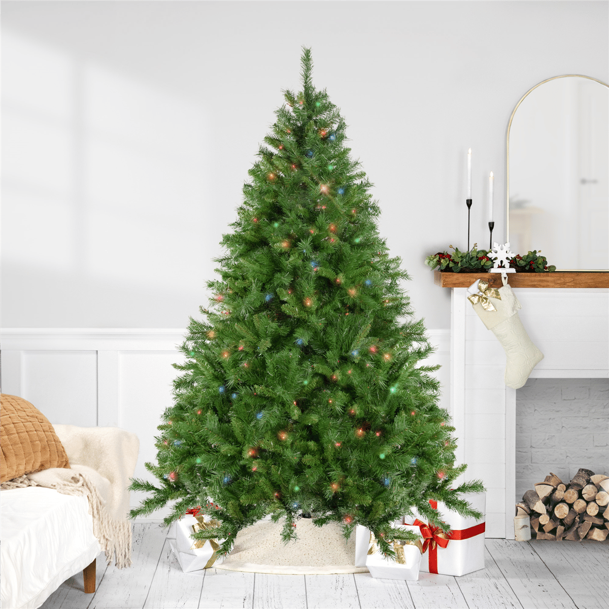 Click here for Northlight 7.5ft. Pre-Lit Multi Chatham Pine Chris... prices