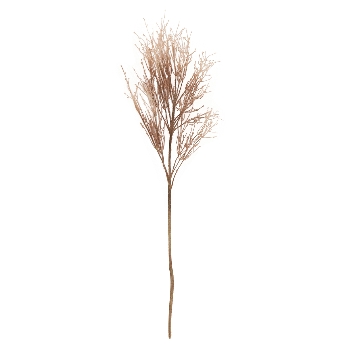 Northlight 35in Flocked Fountain Grass Fall Harvest Spray Artificial Plant  One Size  Beige