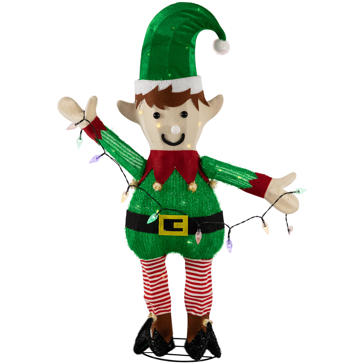 Click here for Northlight 34.25in. LED Elf with Christmas Lights... prices