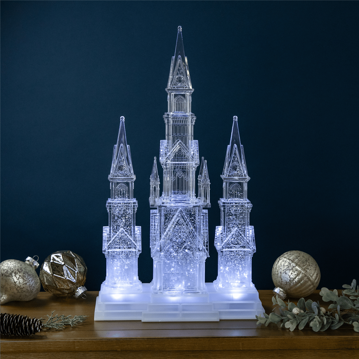 Click here for Northlight LED Winter Church Acrylic Christmas Dec... prices