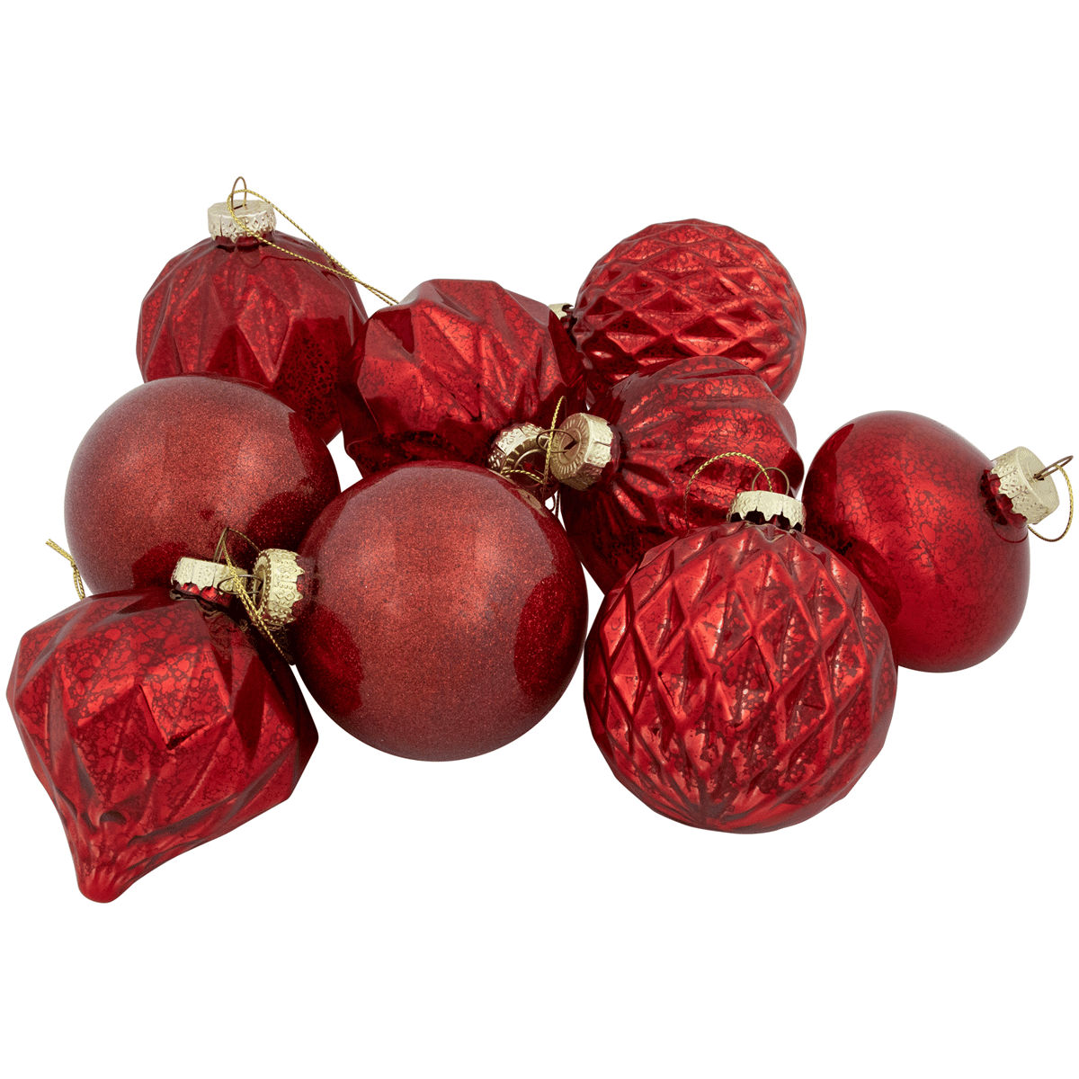 Click here for Northlight 9ct. Red Shiny Ball and Onion Christmas... prices