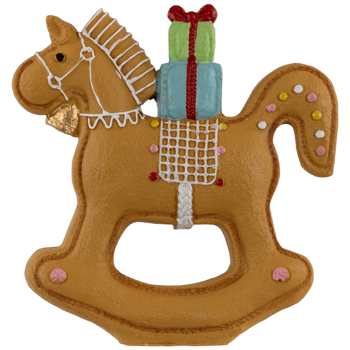 Click here for Northlight Gingerbread Rocking Horse Christmas Fig... prices