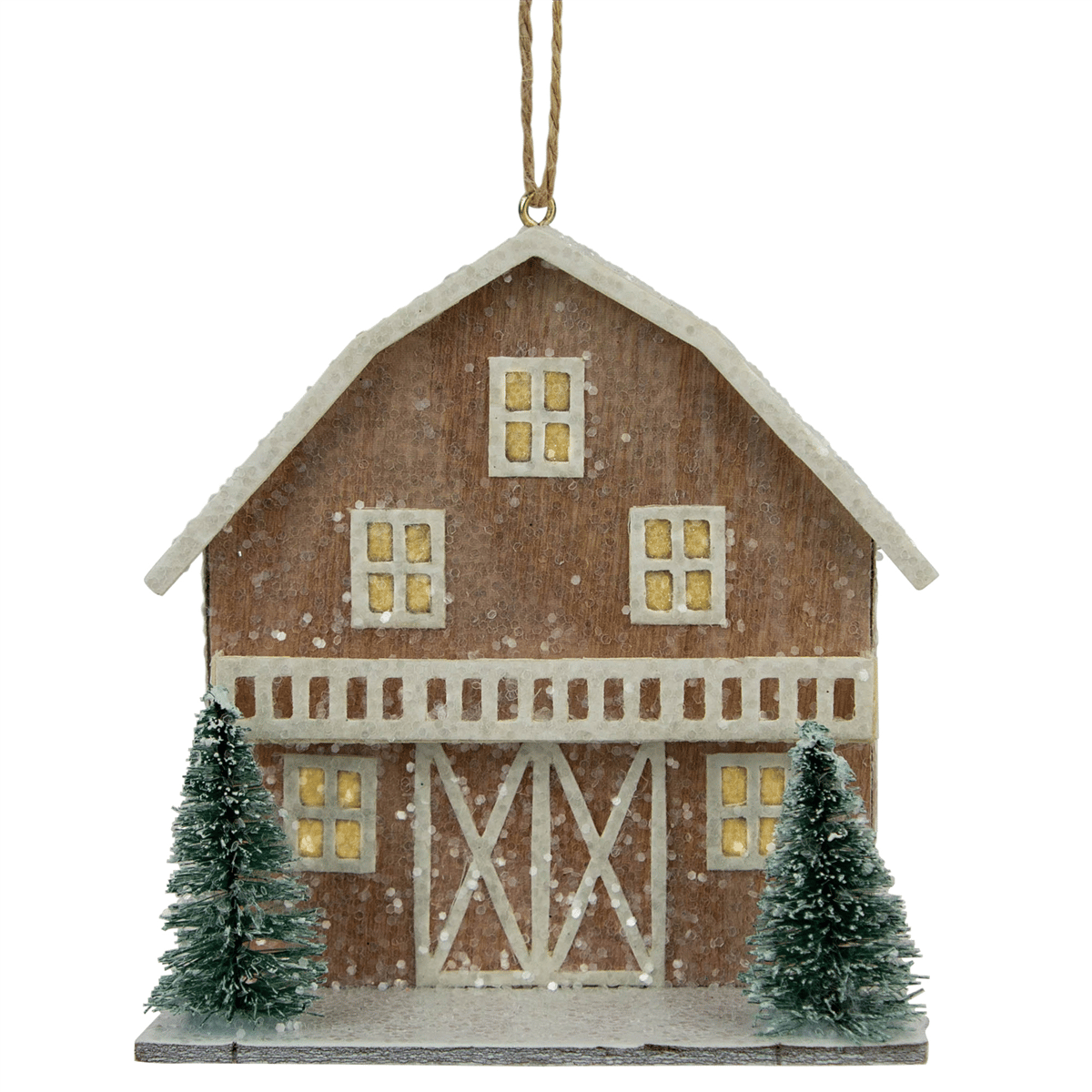 Click here for Northlight Lighted Rustic Brown House Christmas Or... prices