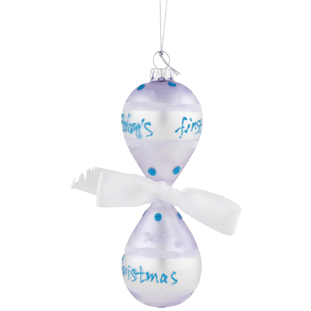 Click here for Northlight Baby Boys First Christmas 2023 Glass Or... prices