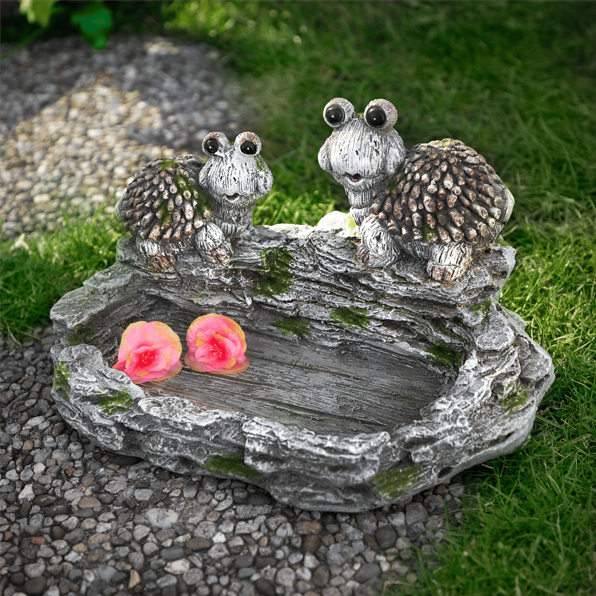 Click here for Northlight Turtle Couple Outdoor Garden Bird Bath prices