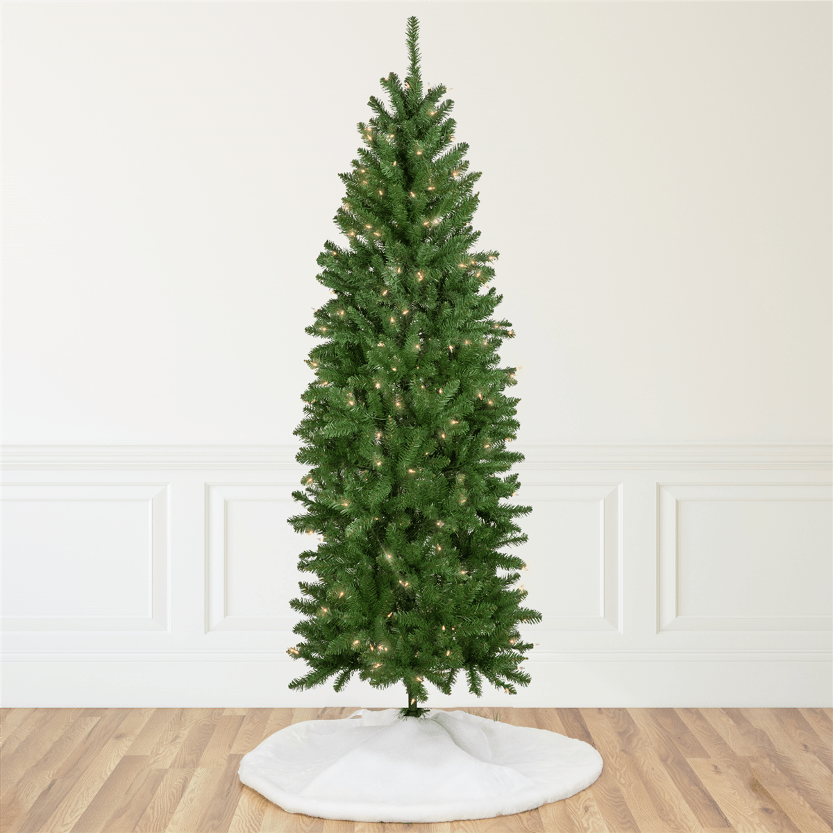 Northlight River Fir Clear Lights 12 Foot Pre-Lit Fir Christmas Tree  One Size  Green
