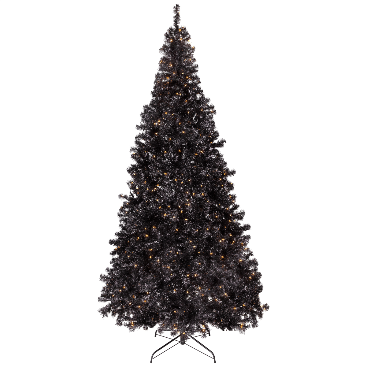 Click here for Northlight 9ft. Pre-Lit Black Artificial Tinsel Ha... prices