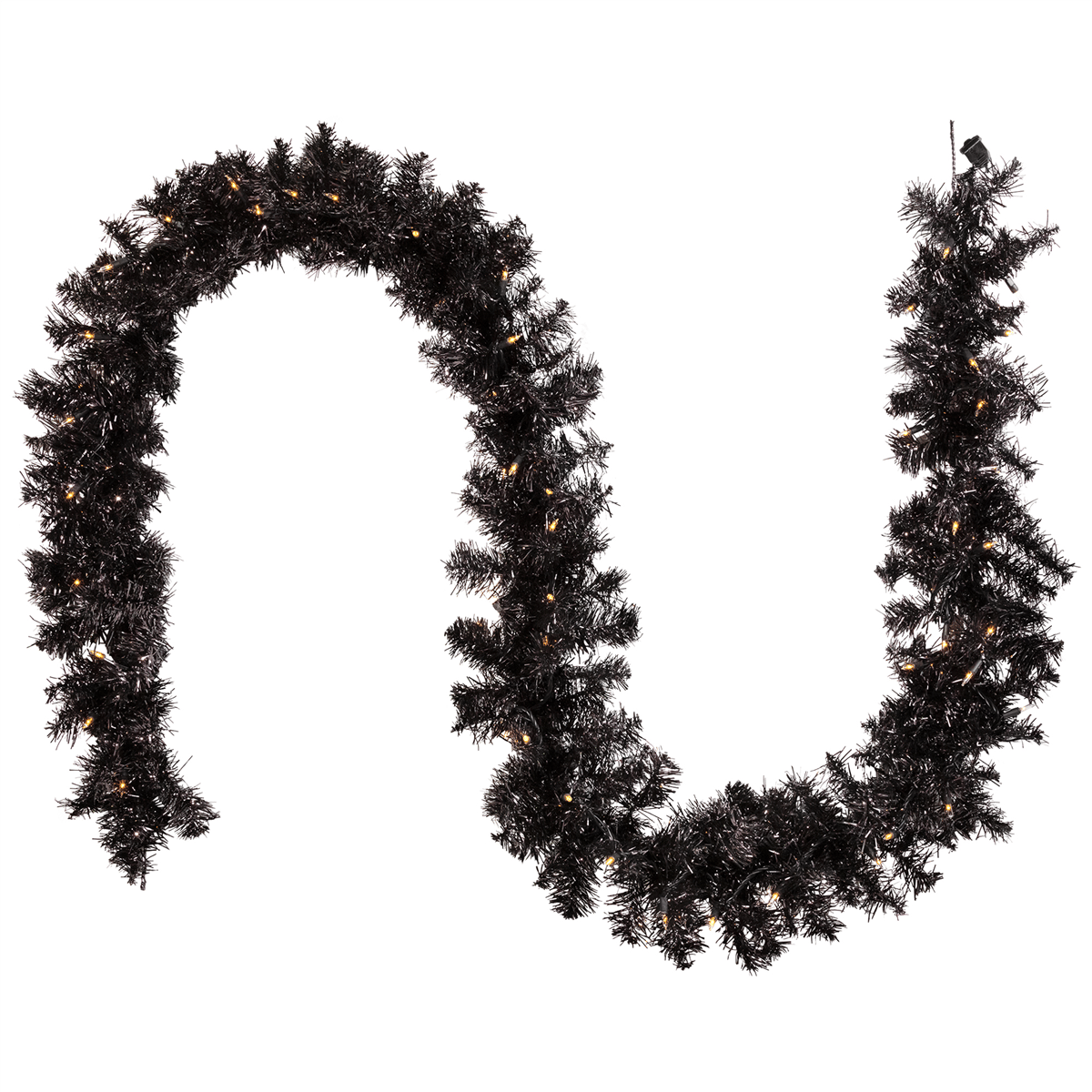 Click here for Northlight 9ft. Black Pre-Lit Artificial Christmas... prices