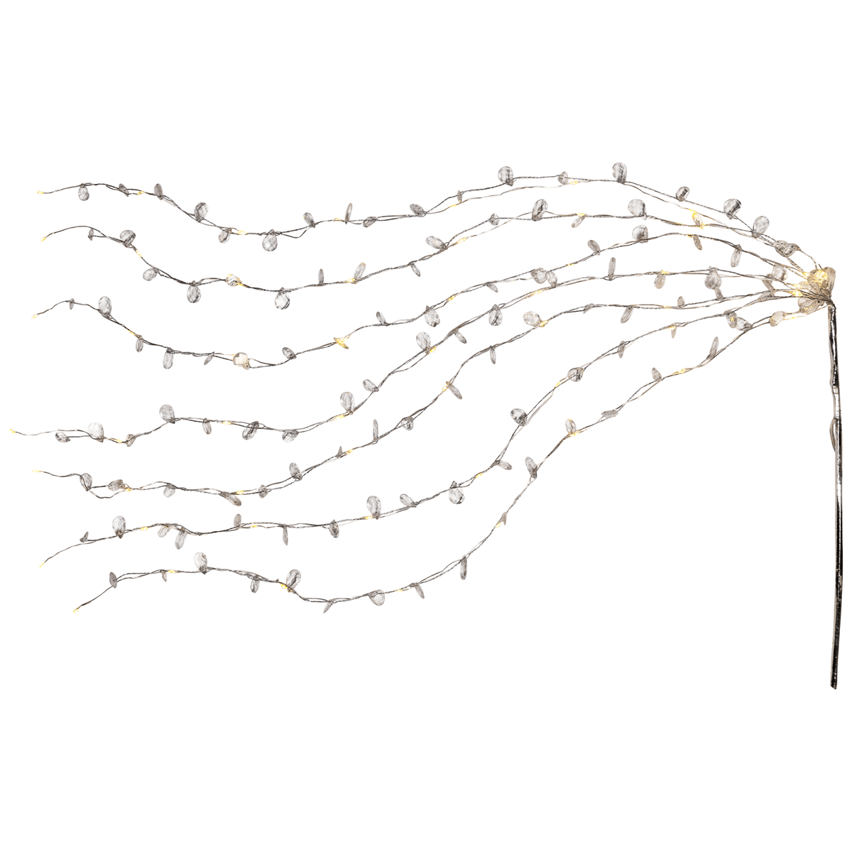 Click here for Northlight 40in. LED Silver Willow Branch Christma... prices