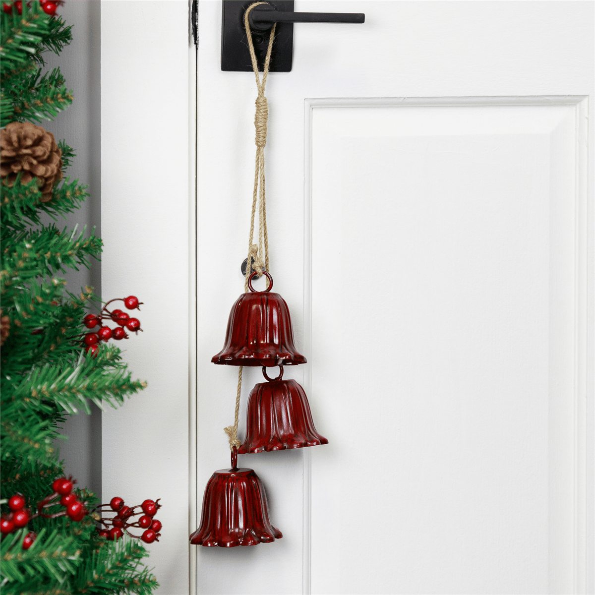Click here for Northlight Trio Red Fluted Christmas Bells  - Set... prices