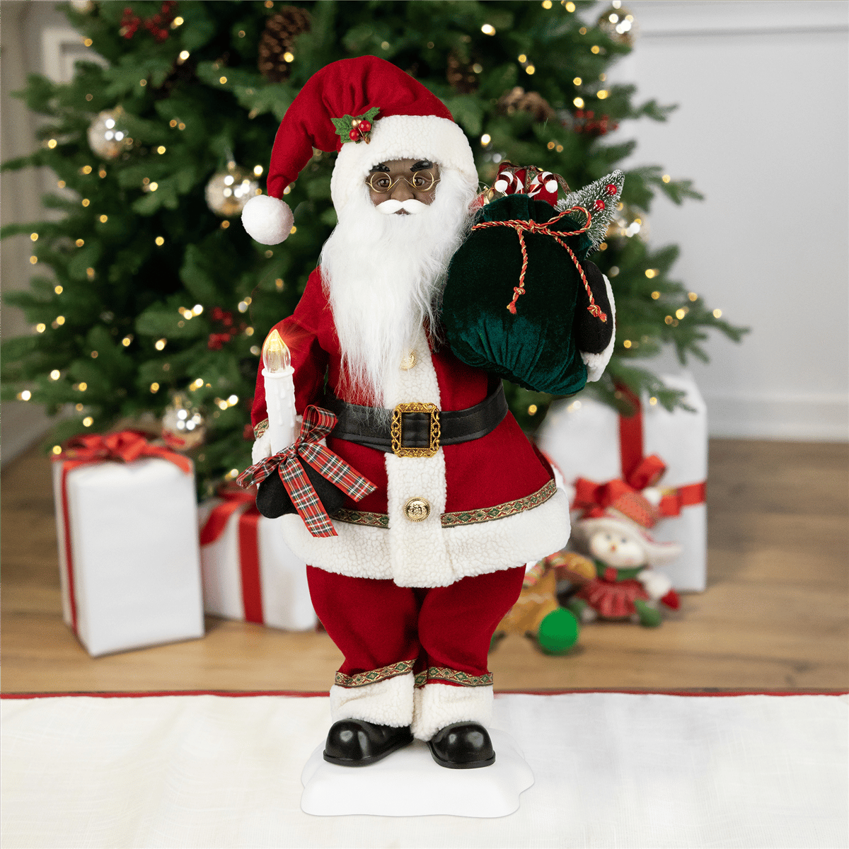 Click here for Northlight 2ft. African American Santa Claus Chris... prices