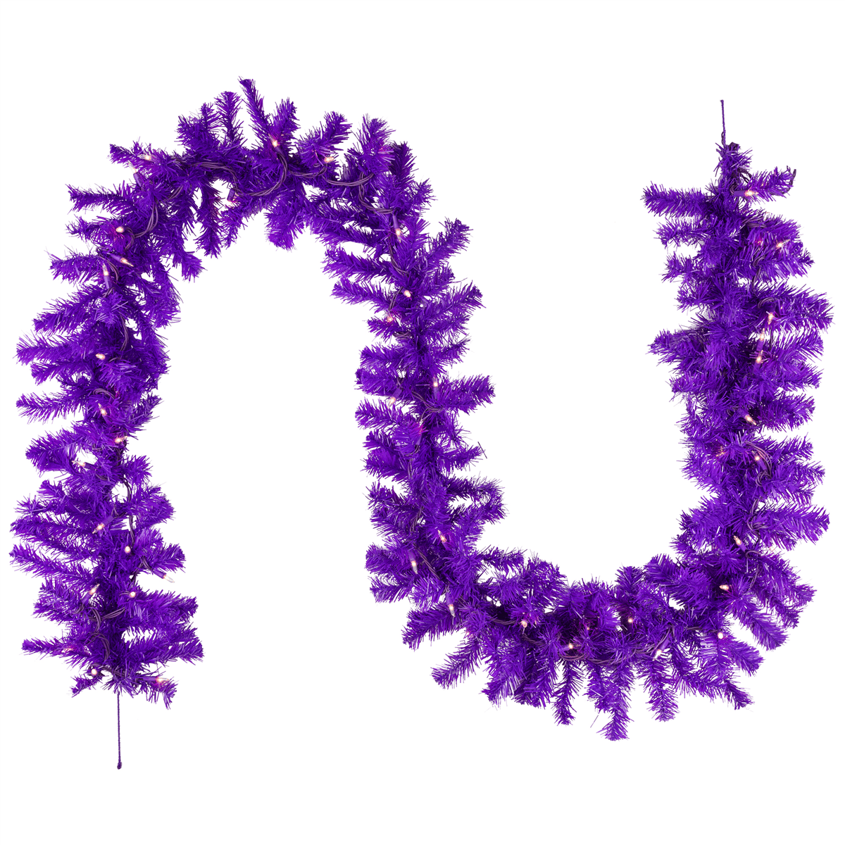 Click here for Northlight 9ft. Purple Pre-Lit Pine Christmas Garl... prices