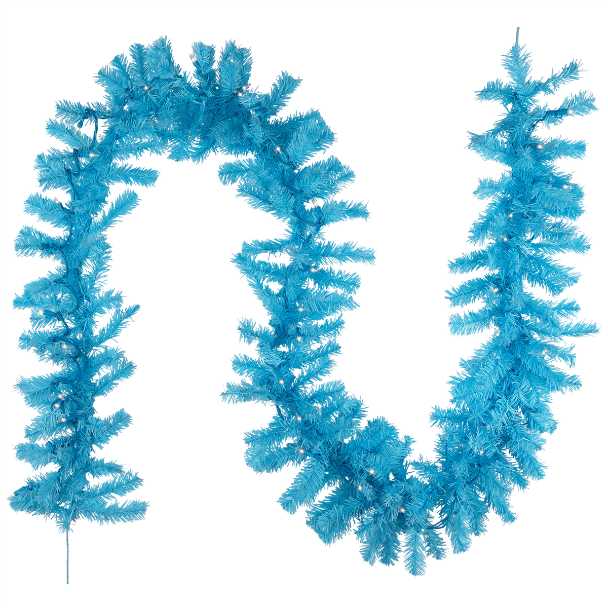 Click here for Northlight 9ft. Sky Blue Pine Christmas Garland prices