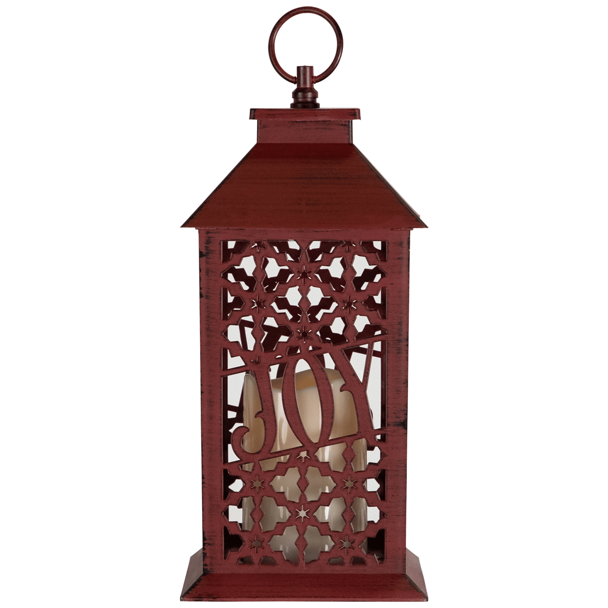 Click here for Northlight 11in. Snowflakes Joy Christmas Candle L... prices