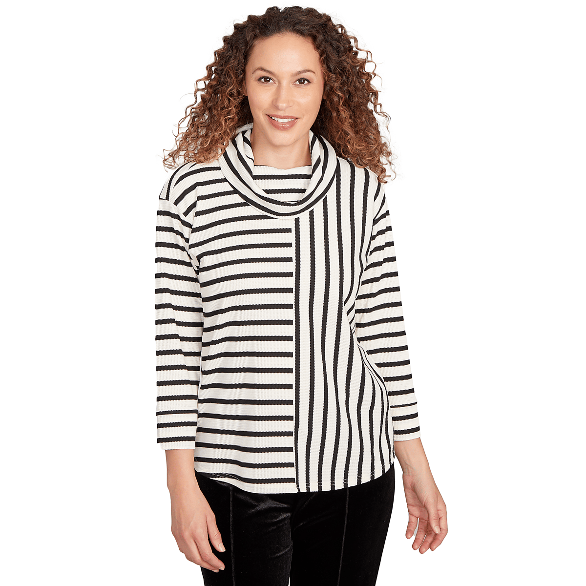 Click here for Womens Hearts of Palm Perfectly Paisley Cowl Neck... prices