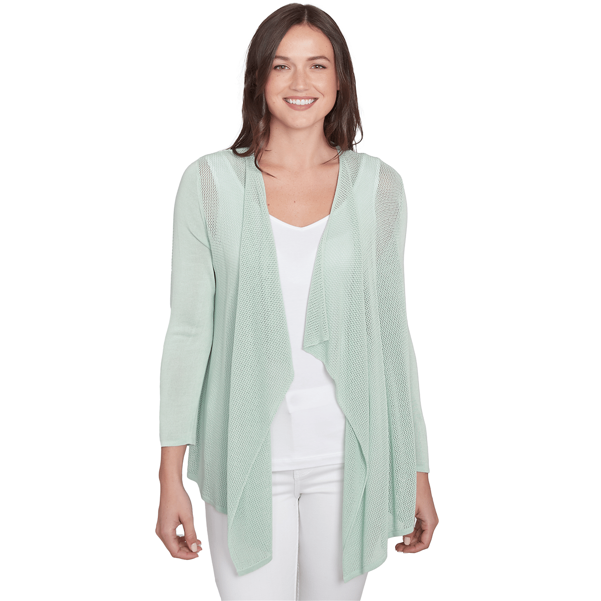 Click here for Womens Emaline Key Items Drape Front Cardigan prices