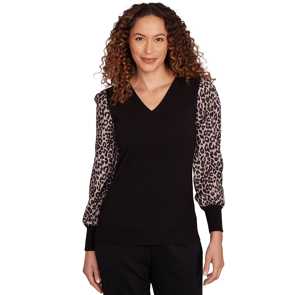 Click here for Womens Emaline Rockford Long Leopard Sleeve Two in... prices