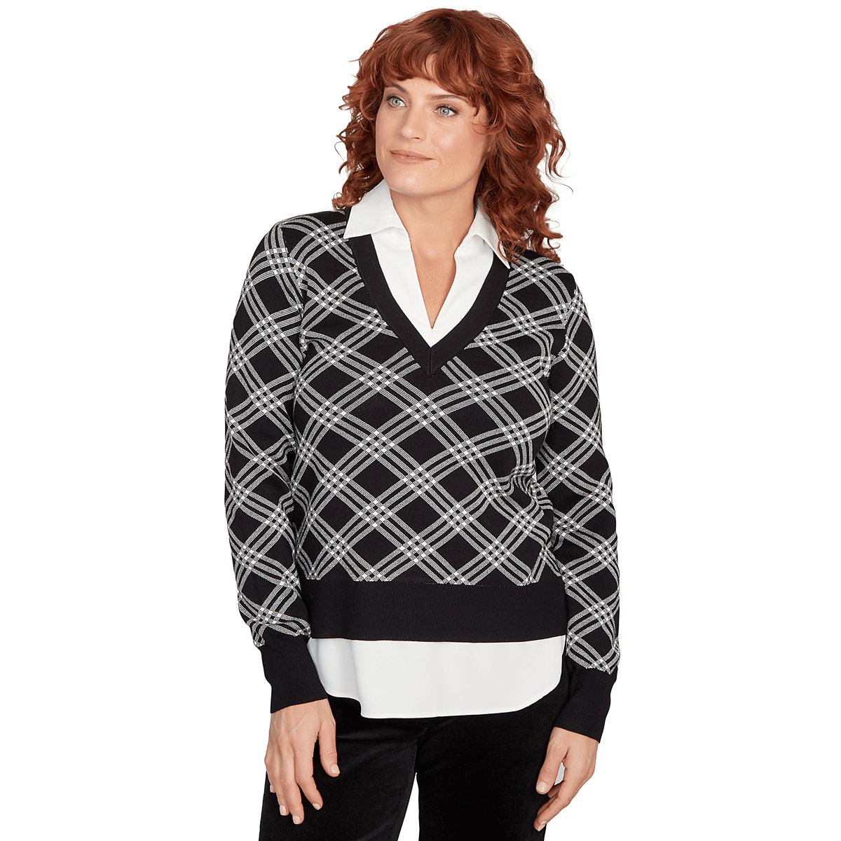Click here for Womens Emaline Deerfield Long Sleeve Two in One Pl... prices