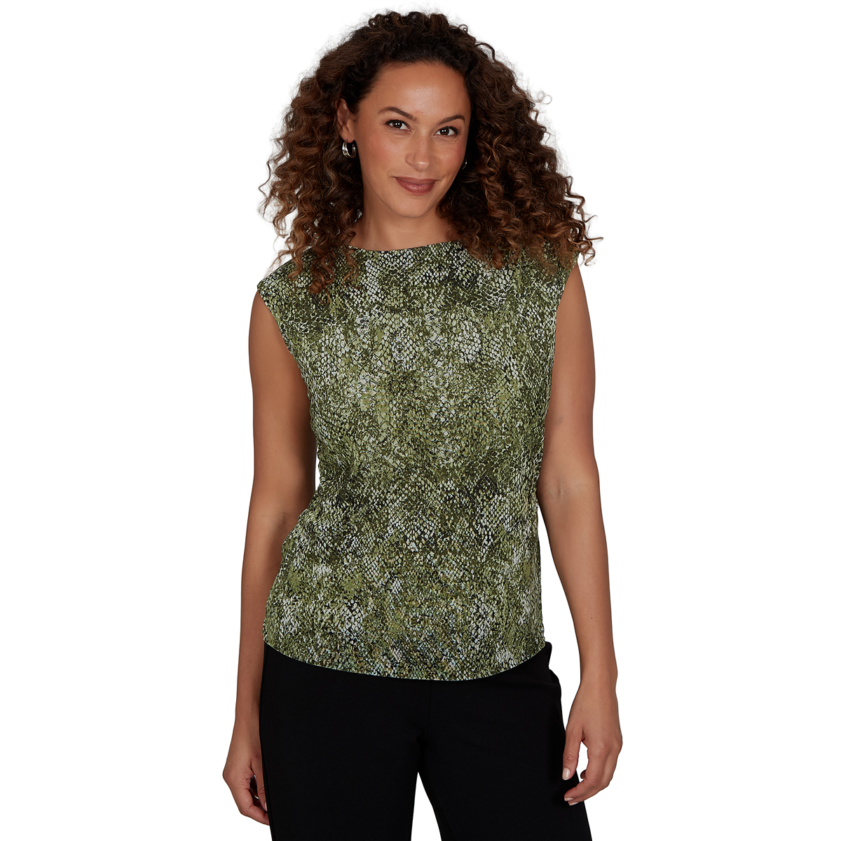 Click here for Womens Emaline La Vita Costiera Cap Sleeve Snakesk... prices