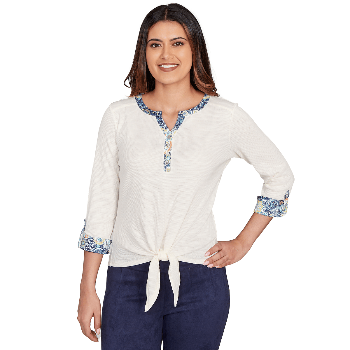 Click here for Plus Size Hearts of Palm The Blueprint Solid Waffl... prices