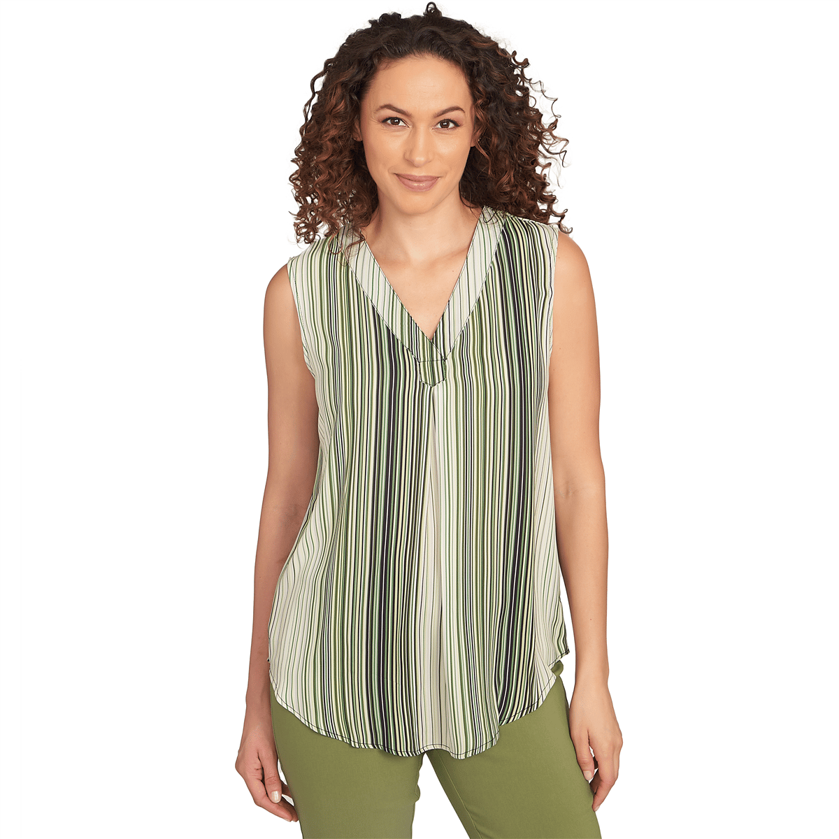 Click here for Womens Emaline New Orleans Sleeveless Stripe Blous... prices