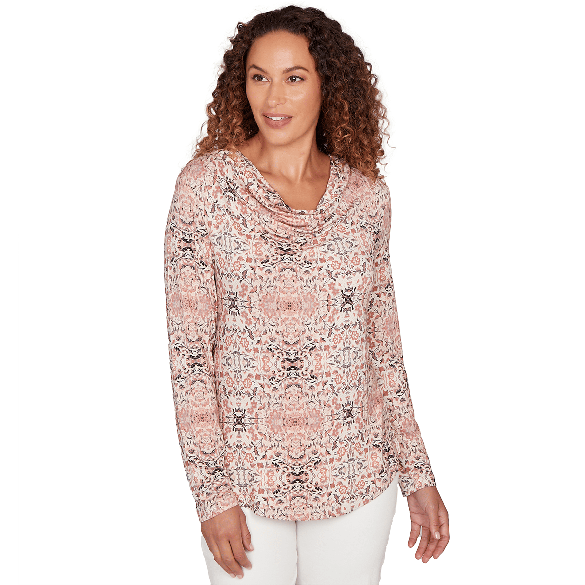 Click here for Womens Emaline Key Items Long Sleeve Cowl Neck Med... prices