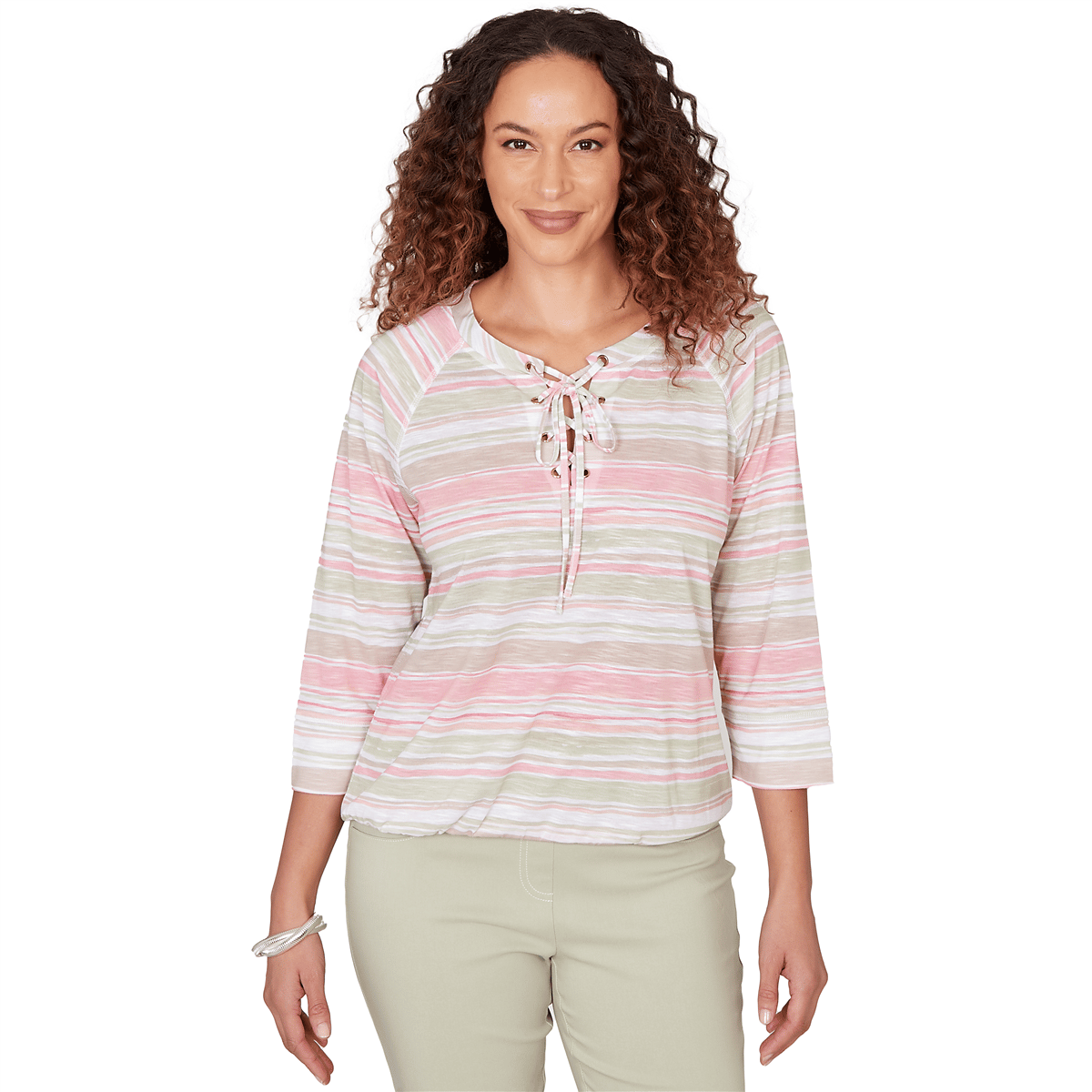 Click here for Womens Hearts of Palm Bloom Service Tie Neck Strip... prices