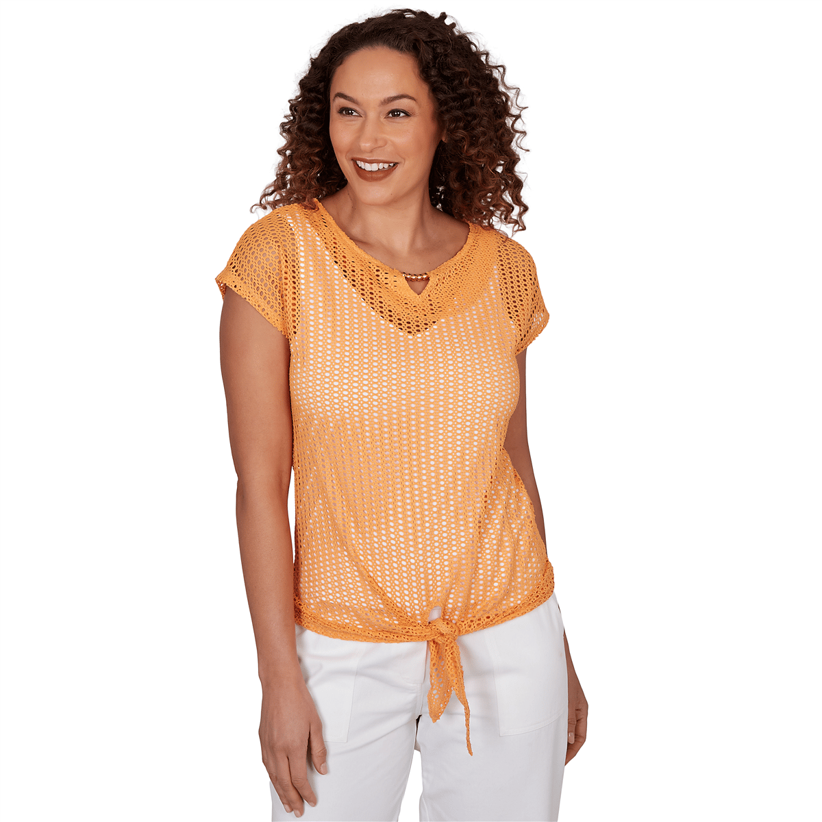 Click here for Petite Hearts of Palm Fun in the Sun Textured Knit... prices