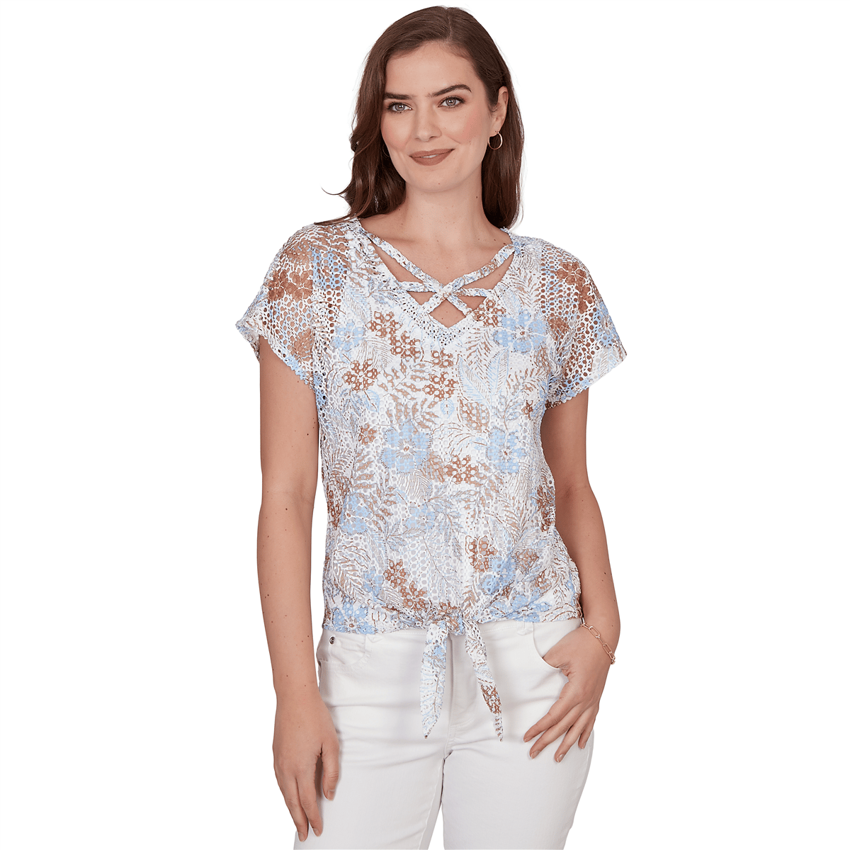Click here for Womens Hearts of Palm Cool & Collected Textured Op... prices