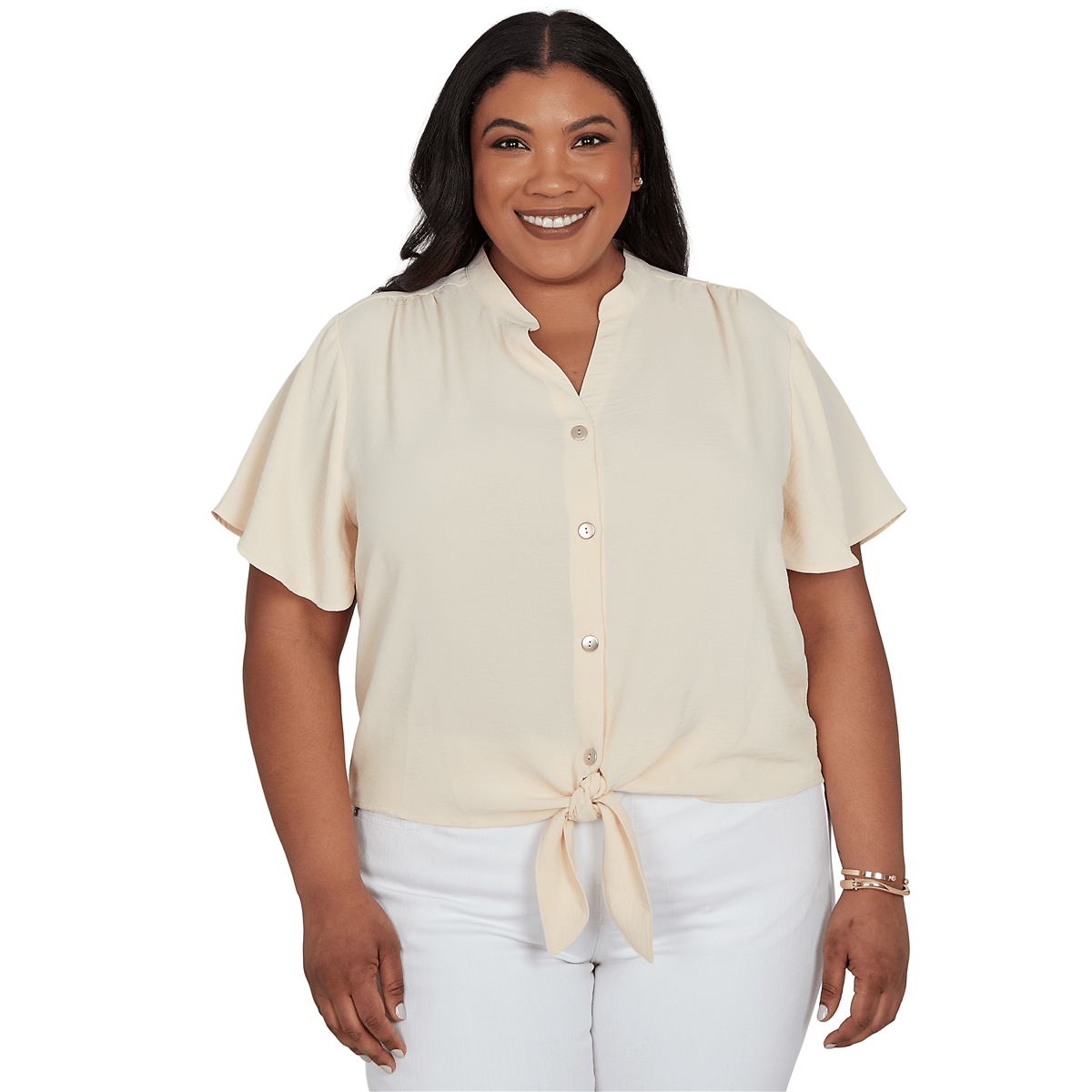 Click here for Plus Size Hearts of Palm Cool & Collected Short Sl... prices