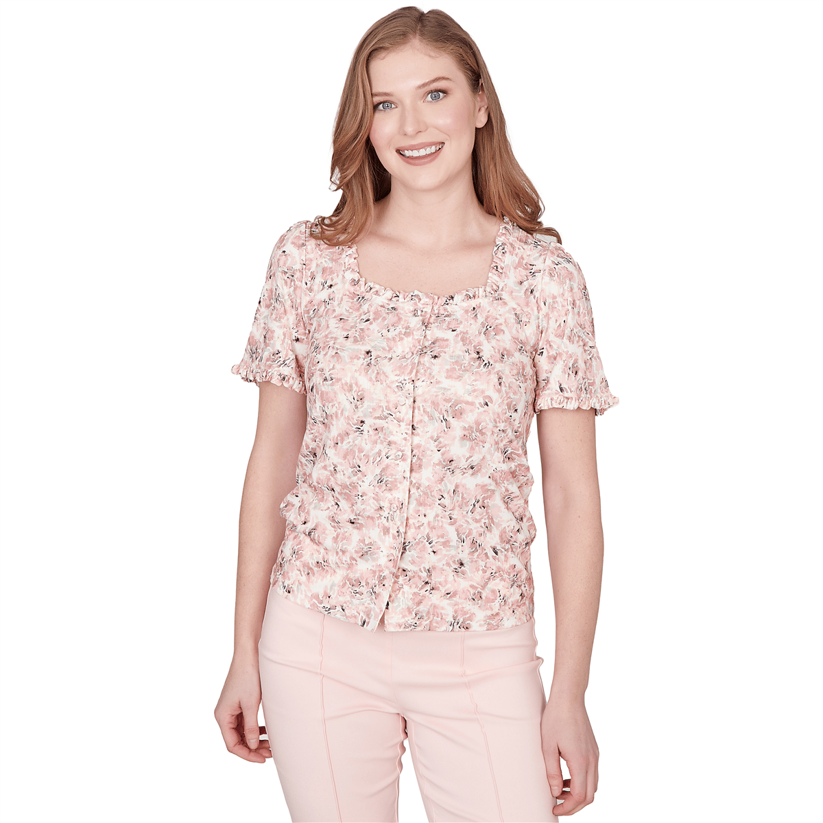 Click here for Womens Emaline Enchanted Bloom Ruffle Square Neck... prices