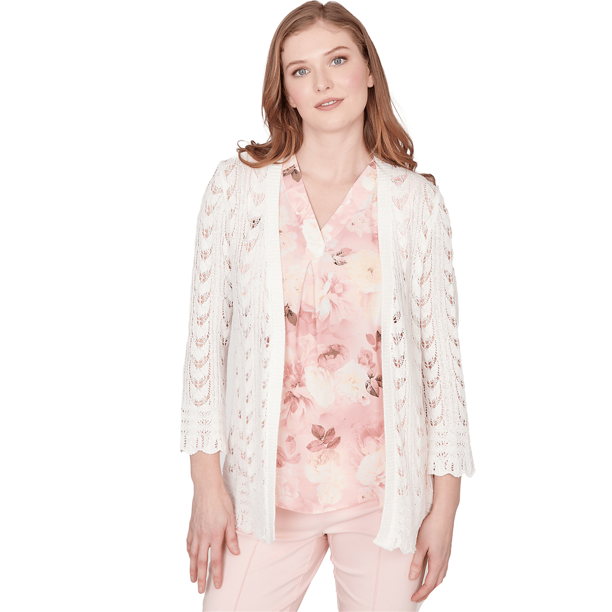 Click here for Womens Emaline Enchanted Bloom 3/4 Sleeve Pointell... prices