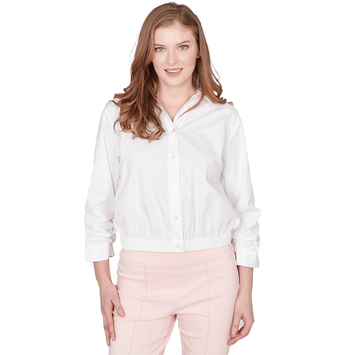 Click here for Petite Emaline Enchanted Bloom 3/4 Sleeve Button F... prices