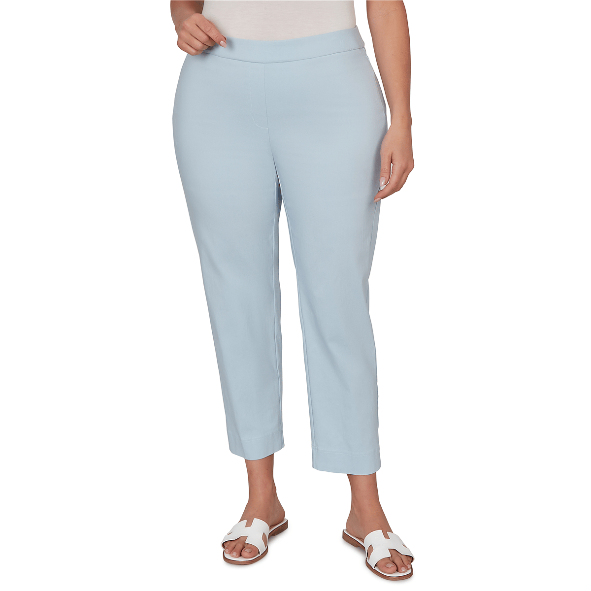 Click here for Plus Size Emaline Limoncello Sunrise Solid Pull On... prices