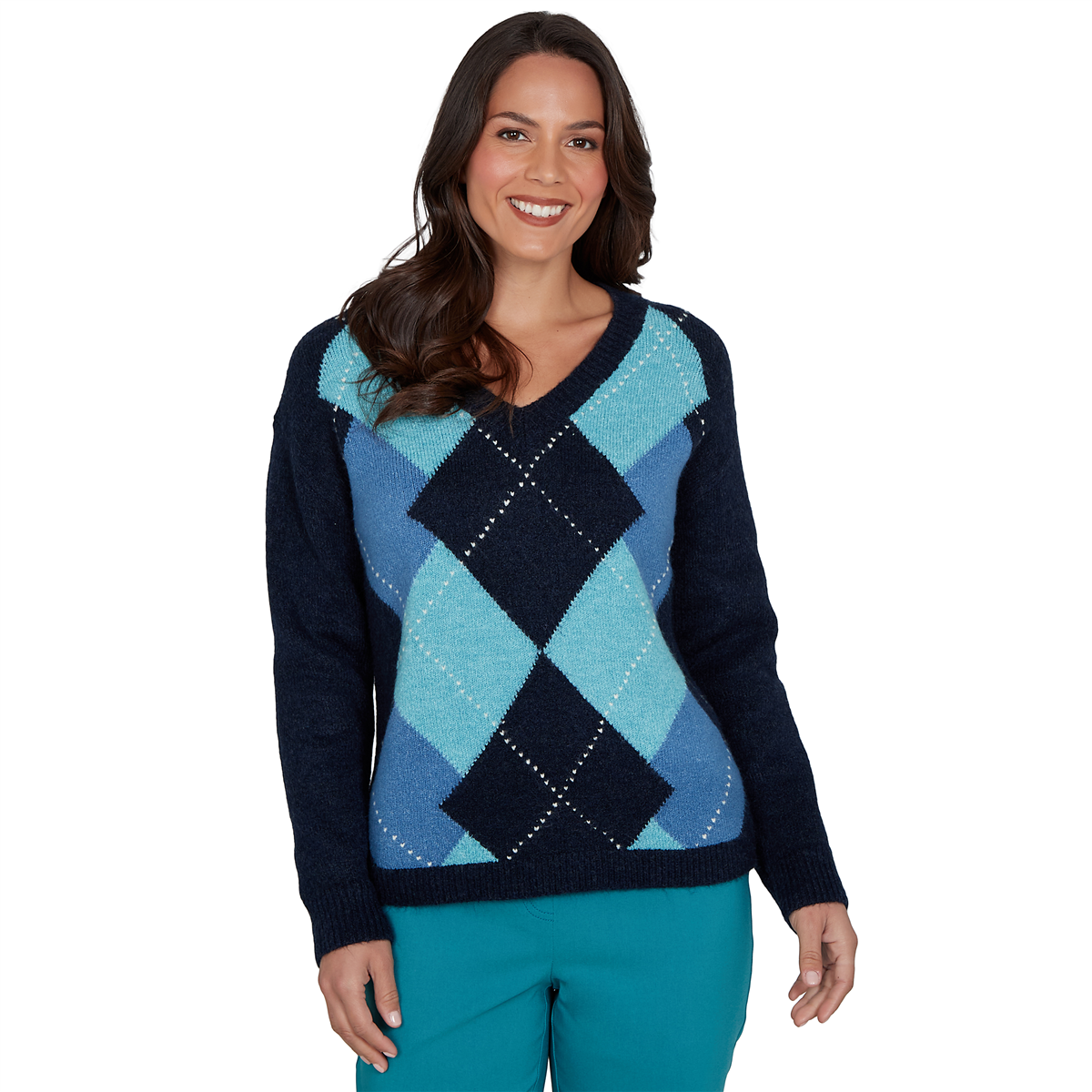 Click here for Petite Hearts of Palm Autumn Breeze Long Sleeve Ar... prices