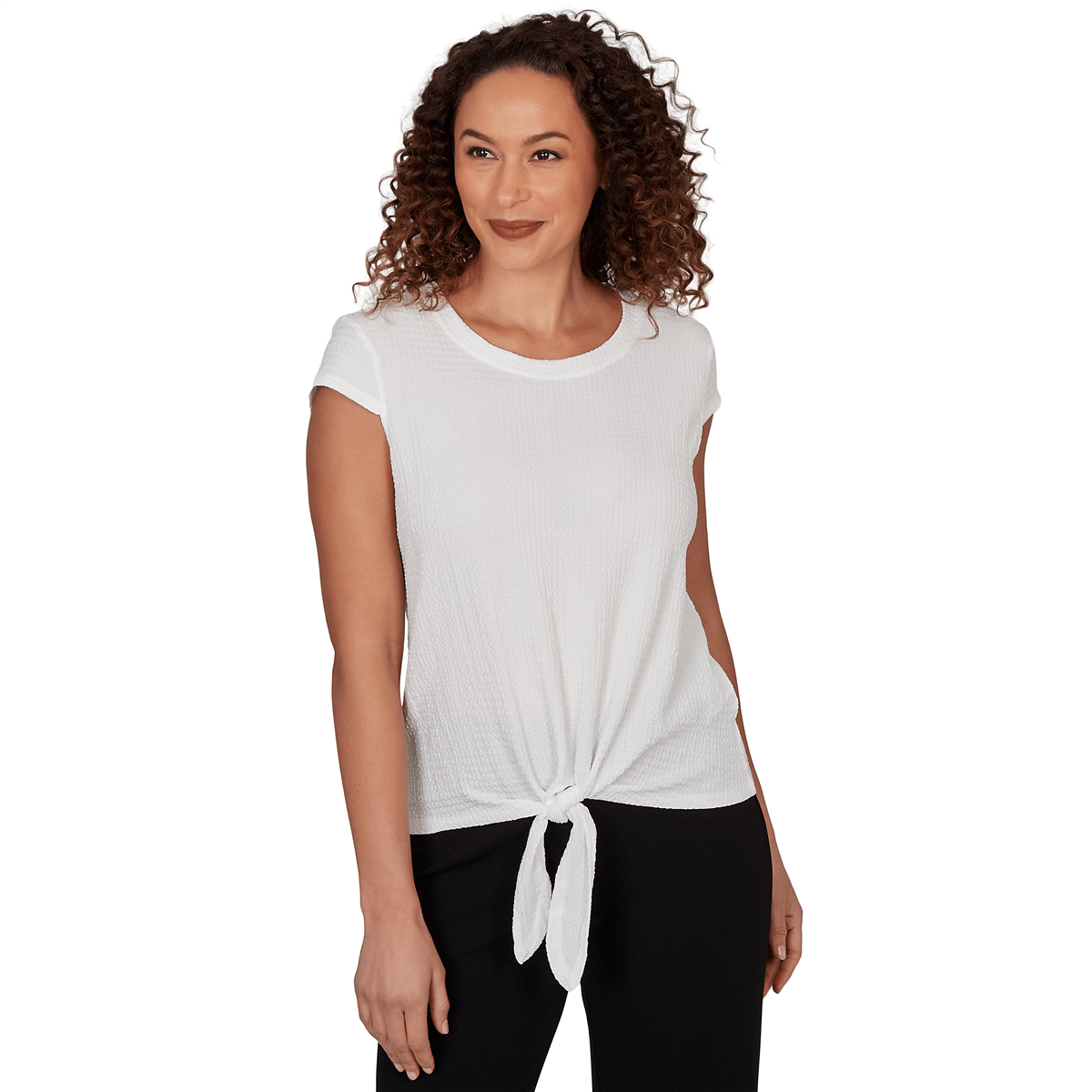 Click here for Womens Emaline Verde Grove II Cap Sleeve Tie Front... prices