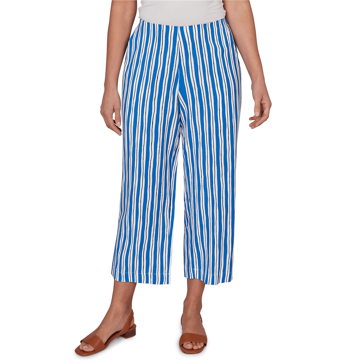 Click here for Petite Emaline Sapphire Serenade I Stripe Wide Leg... prices