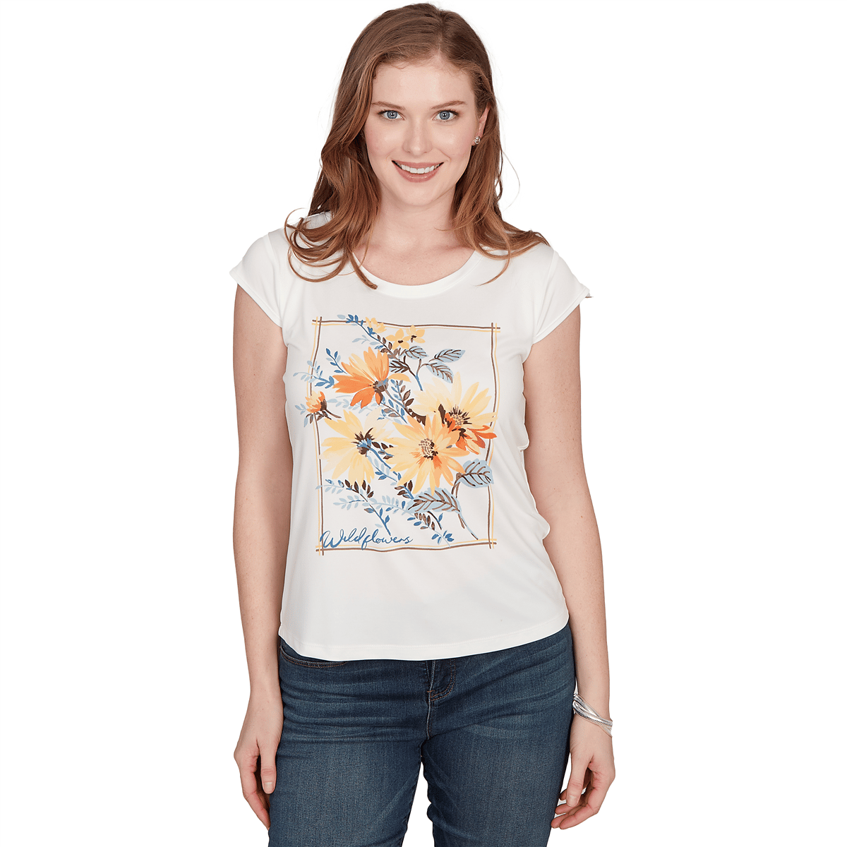 Click here for Plus Size Emaline Key Items Cap Sleeve Wildflower... prices