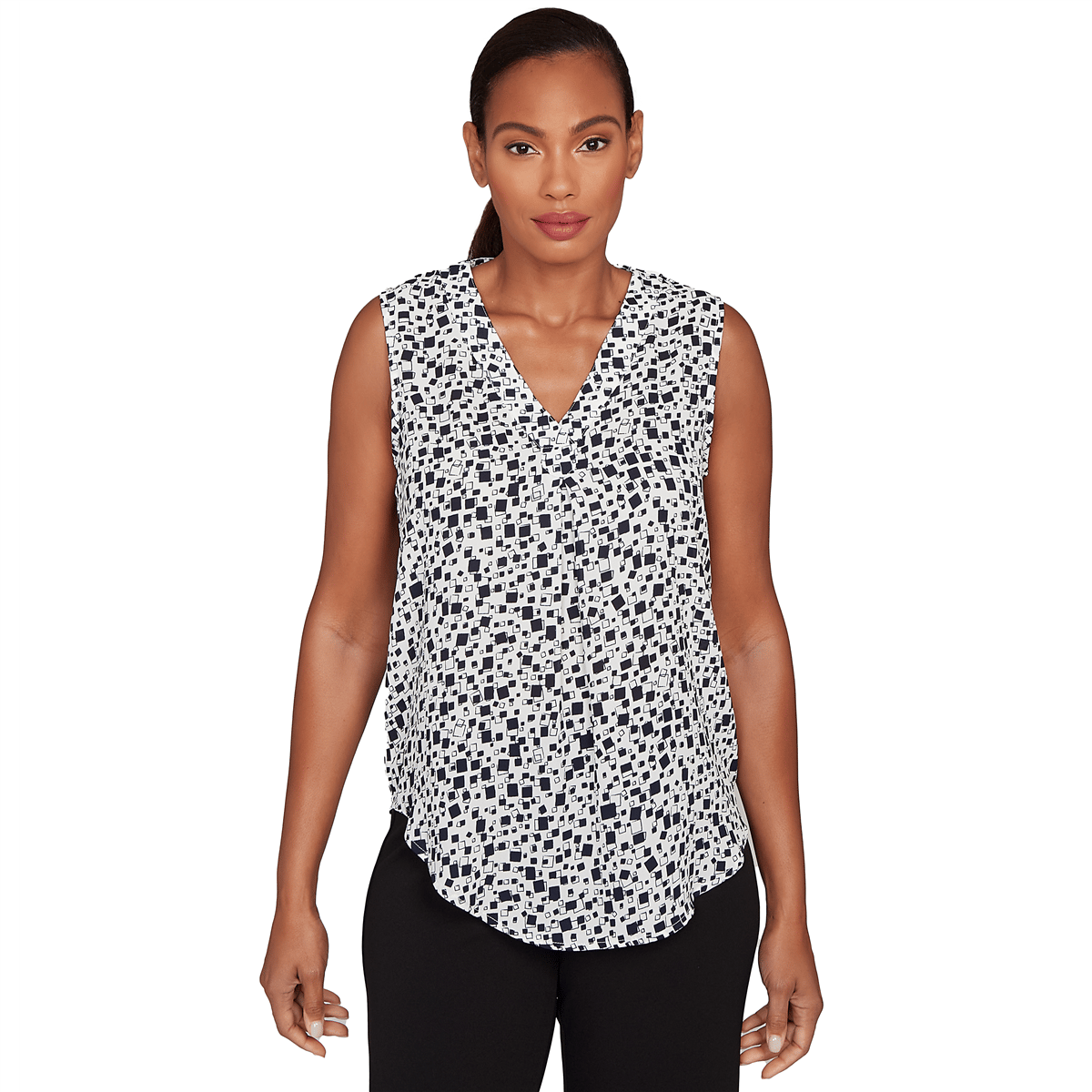 Click here for Womens Emaline Essentials Top Essential V Neck Blo... prices