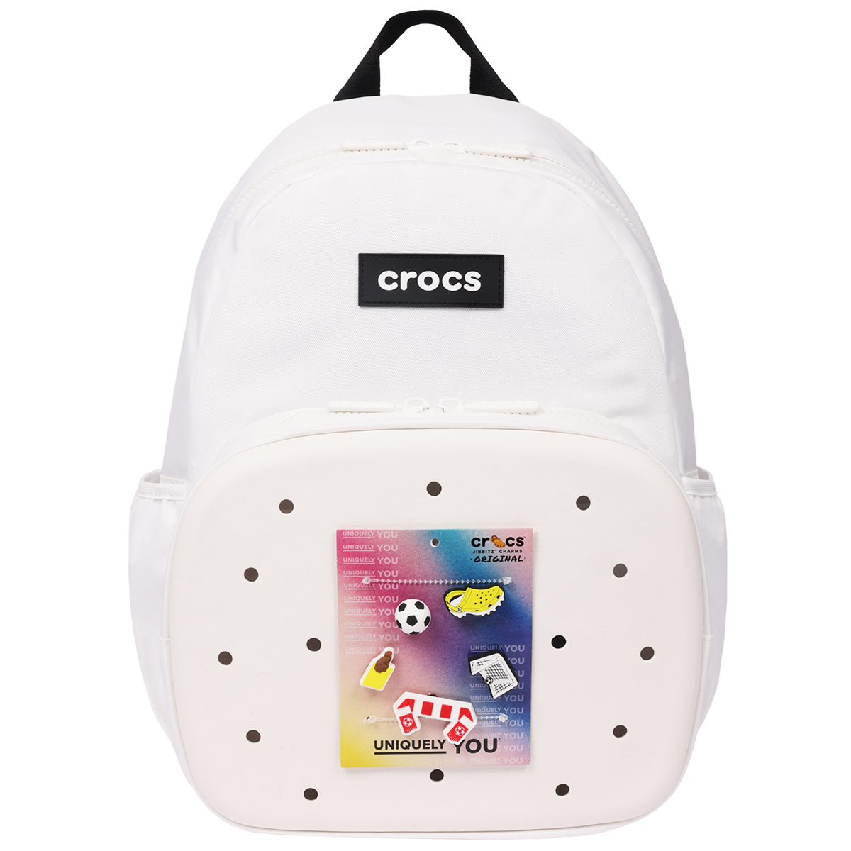 Click here for Crocs(tm) Back to School White Backpack with Sport... prices