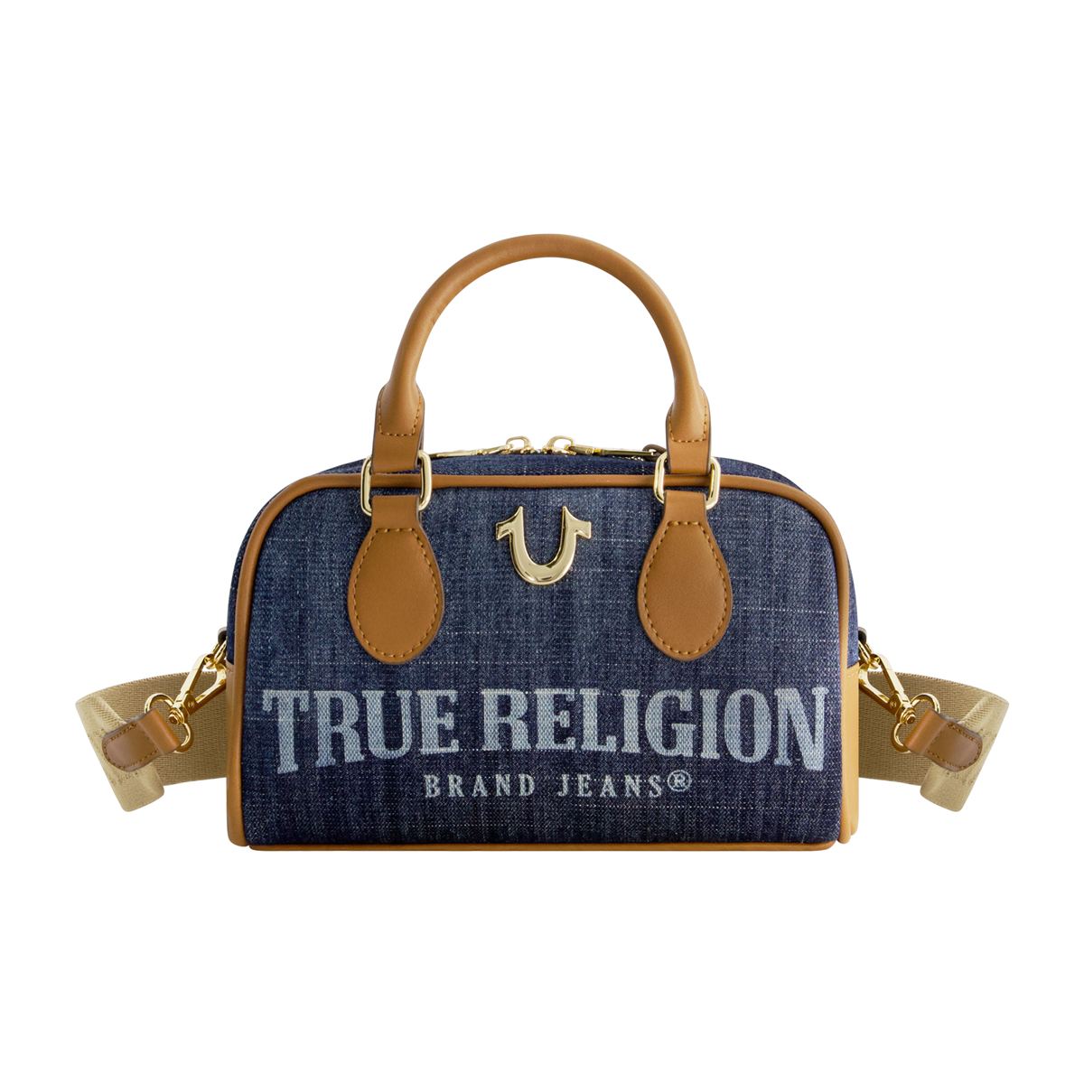 Click here for True Religion Denim Logo Mini Satchel Crossbody Ba... prices