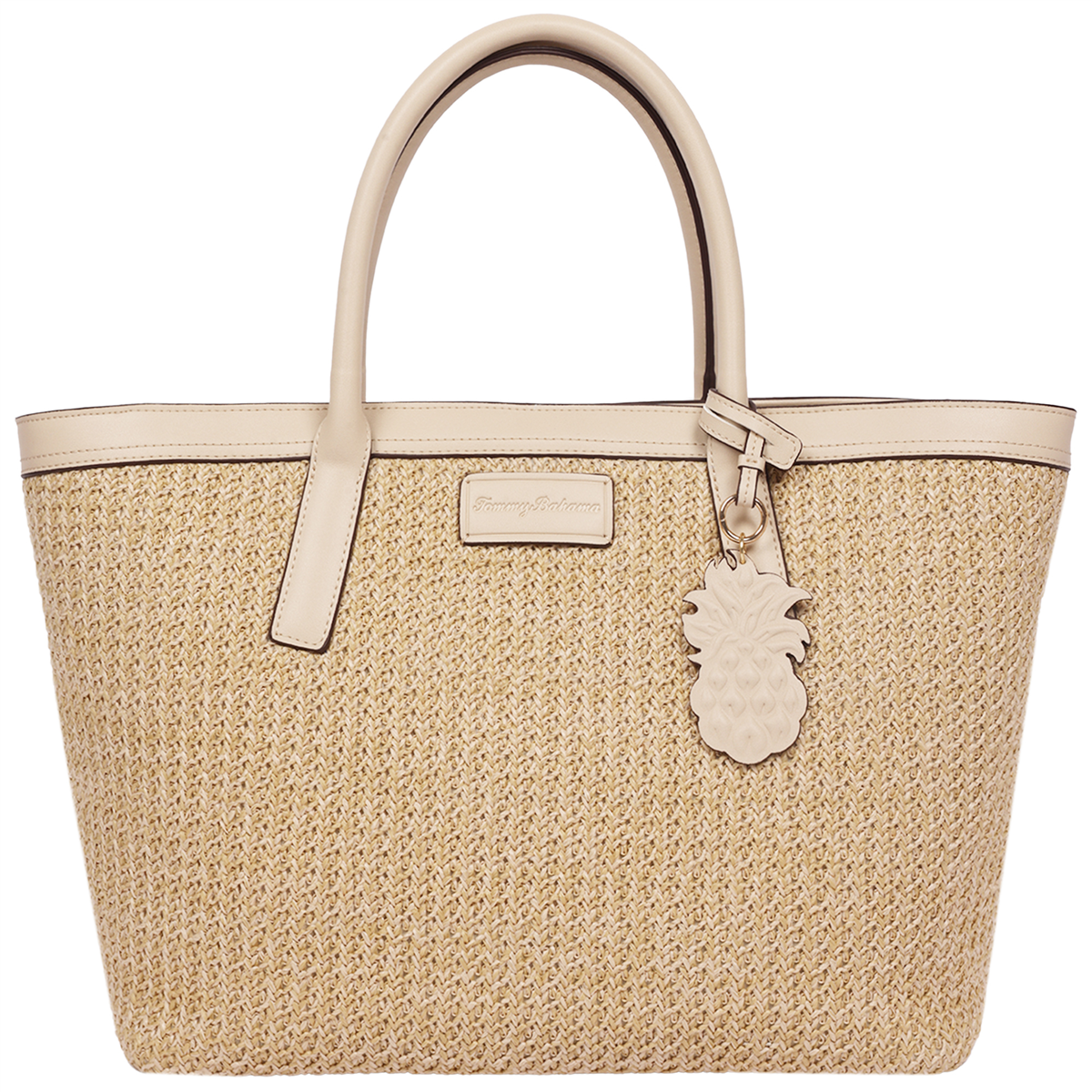 Click here for Tommy Bahama Woven Straw Beach Tote with Pineapple... prices