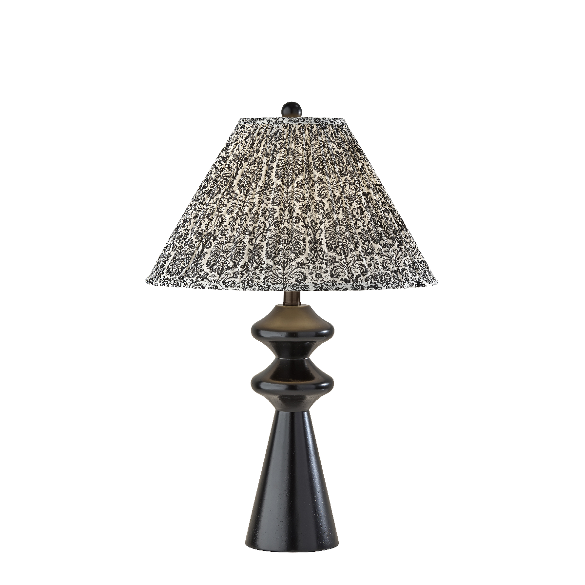 Click here for Adesso Dahlia Large Table Lamp with Navy/White Fab... prices