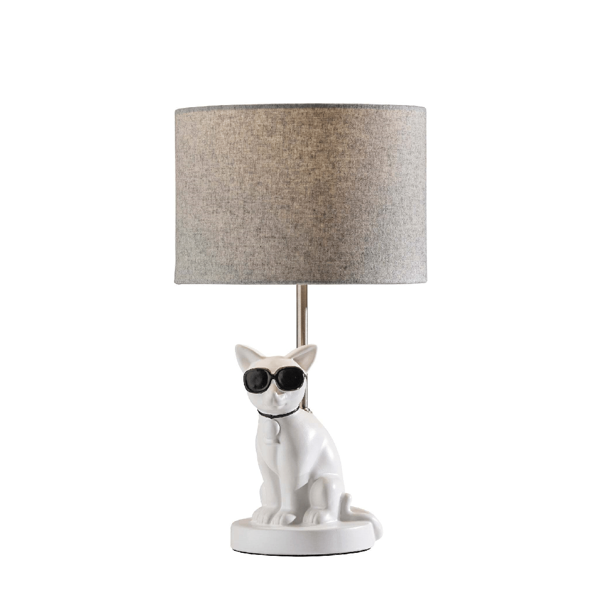 Click here for Simplee Adesso Sunny Cat Table Lamp with Light Gre... prices