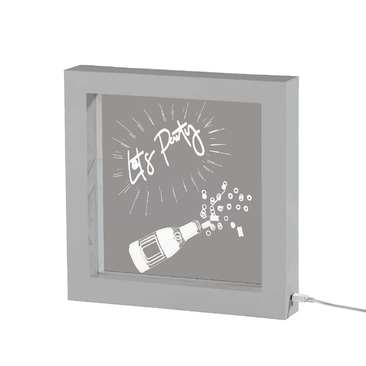 Click here for Simplee Adesso Lets Party Video Silver Light Box prices