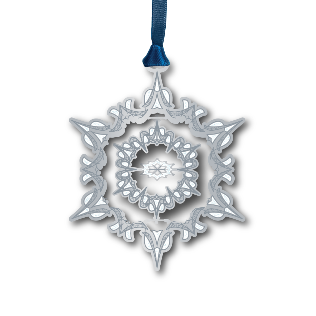 Click here for Beacon Design Snowflake Spinner Christmas Ornament prices