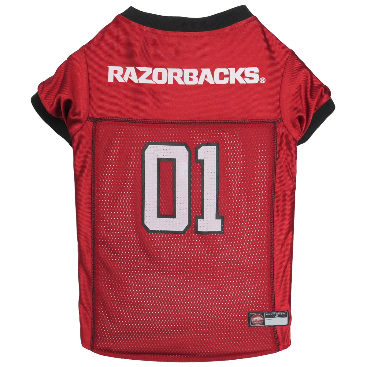 Click here for NCAA Arkansas Razorbacks Mesh Pet Jersey prices